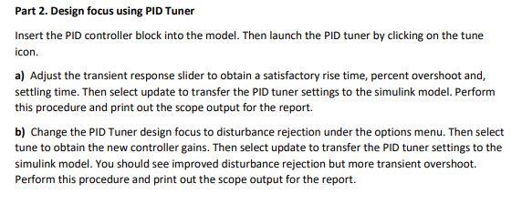 Objective To Use Simulink ∞ To Simulate The Response 