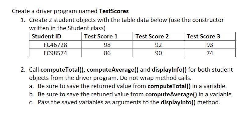 Solved Create a Java Project folder named Chap4b Create a | Chegg.com