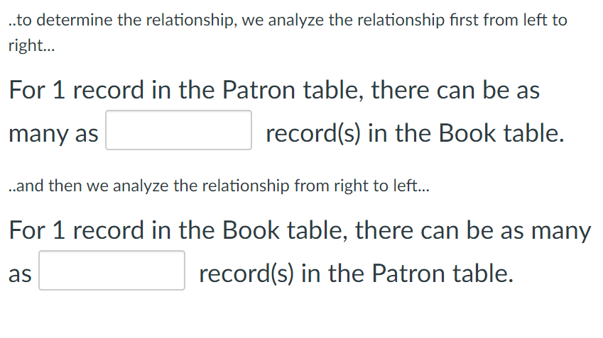 Solved ..to determine the relationship, we analyze the | Chegg.com