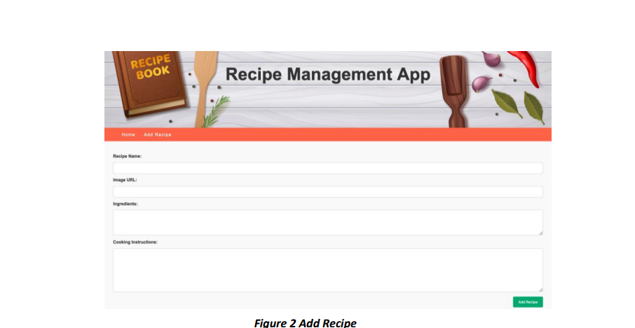 Solved n this assignment, you will create a Recipe | Chegg.com