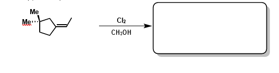 Solved Me Me Cl2 Ch3oh