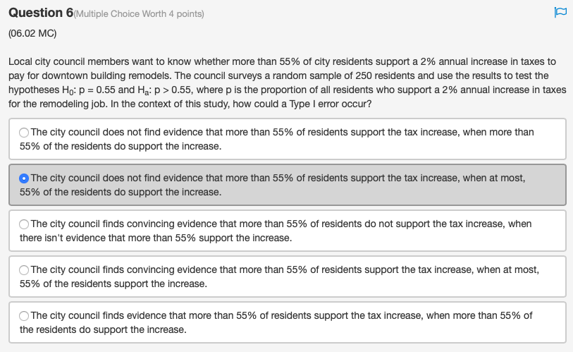 Solved Question 6(Multiple Choice Worth 4 points) (06.02 MC) | Chegg.com