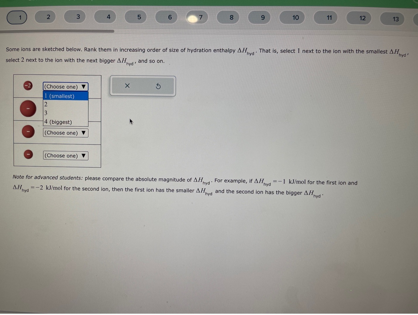 Solved Some ions are sketched below. Rank them in increasing | Chegg.com