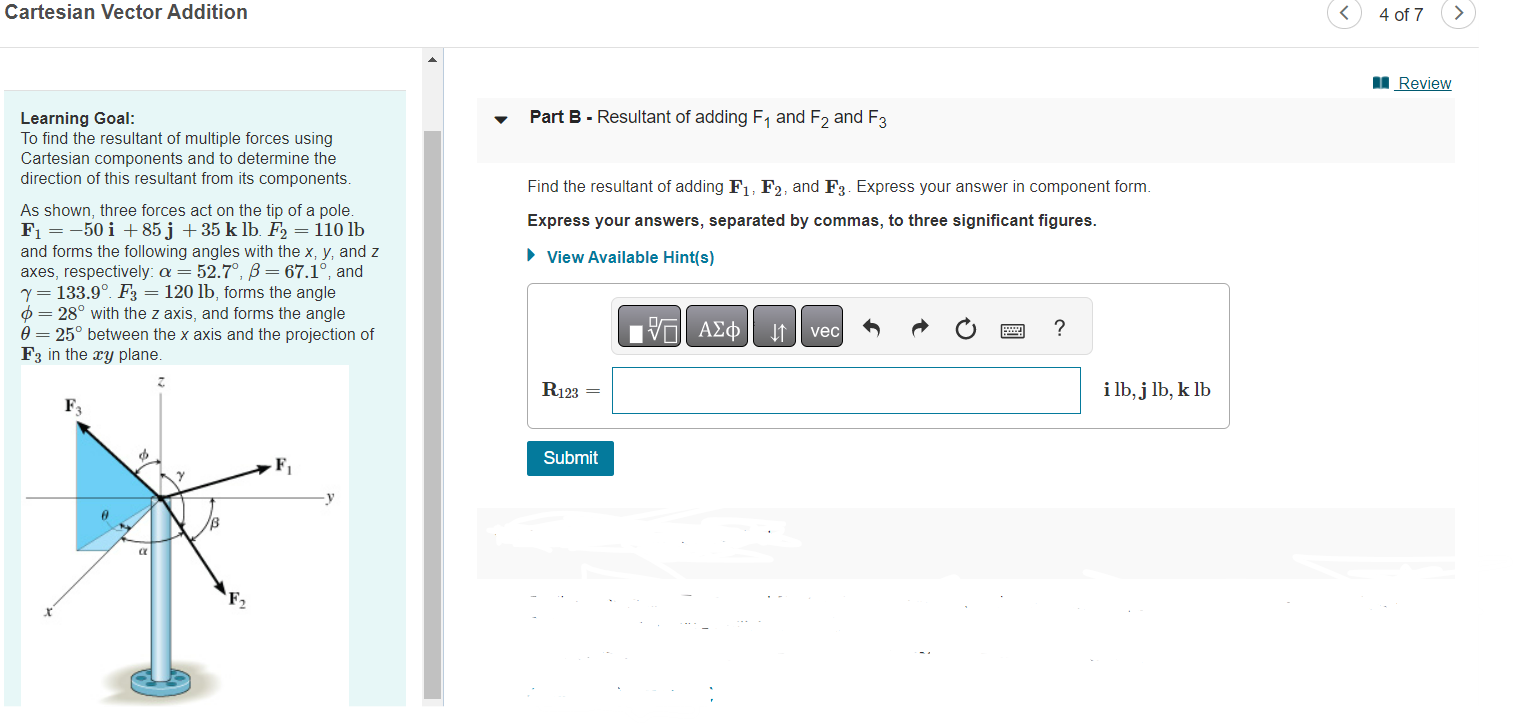 Solved Learning Goal: To find the resultant of multiple | Chegg.com