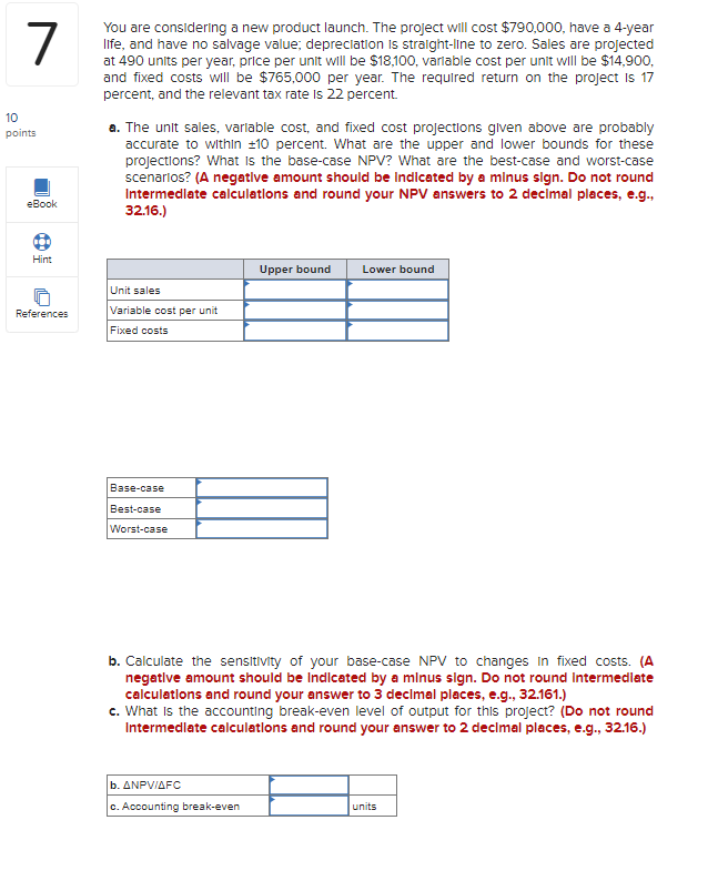 Solved You are considering a new product launch. The project | Chegg.com