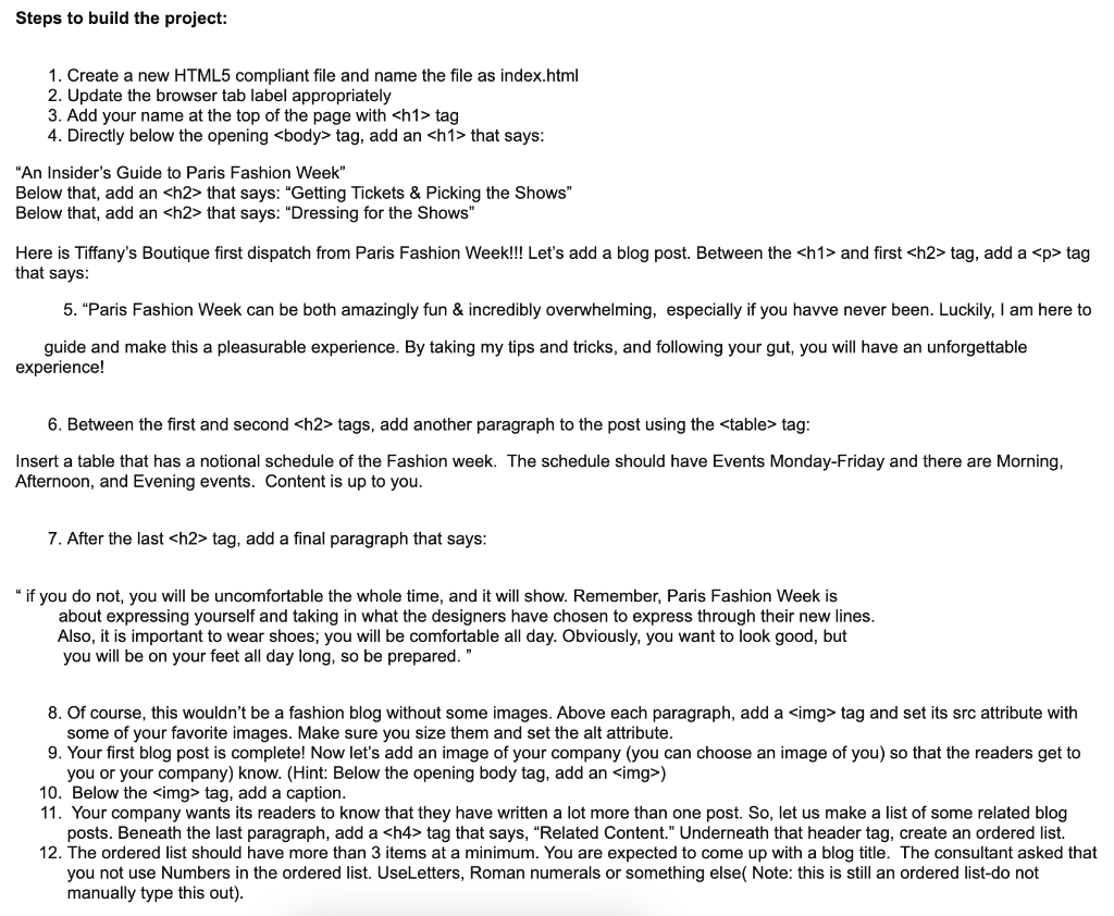 Solved for codes, please use w3schools website you have to | Chegg.com