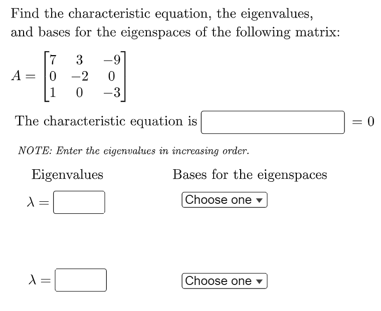 Solved Confirm by multiplication that x is an eigenvector of | Chegg.com