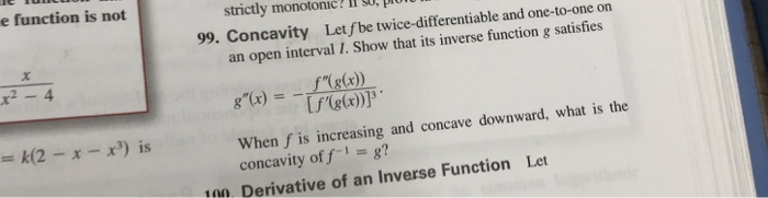 Solved e function is not strictly monotonic! ll su, plu 99. | Chegg.com