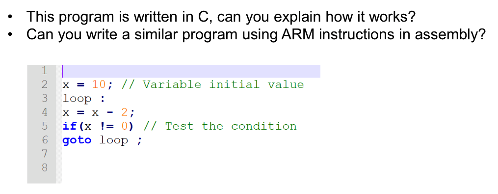 Solved - This program is written in C, can you explain how | Chegg.com