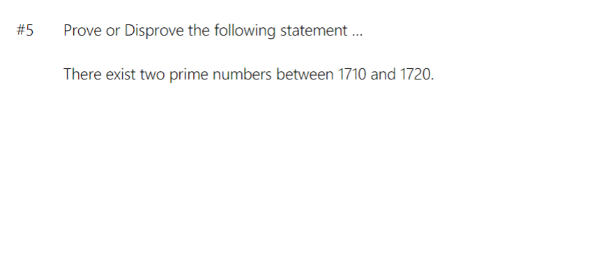 Solved Prove or Disprove the following statement ... There | Chegg.com
