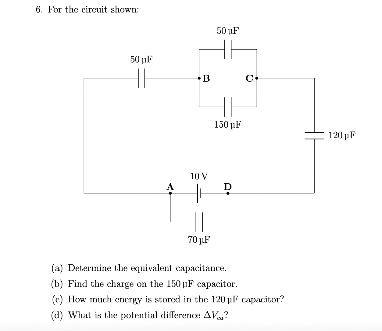 Solved For the circuit shown:(a) ﻿Determine the equivalent | Chegg.com