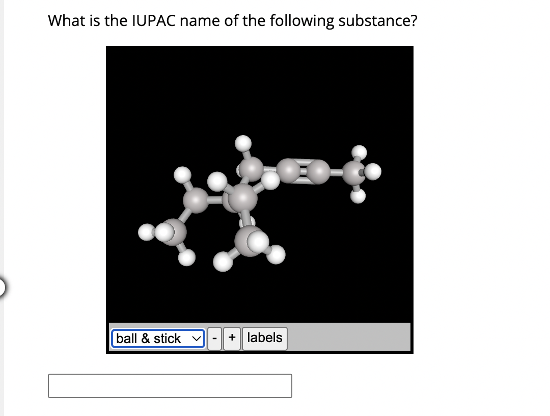 Solved What is the IUPAC name of the following substance? | Chegg.com