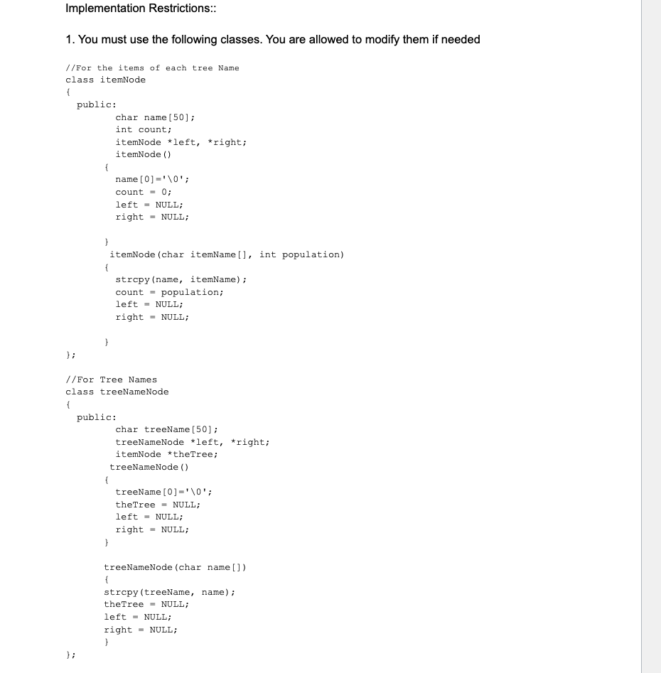 Solved In this project, you will build many Binary Search | Chegg.com