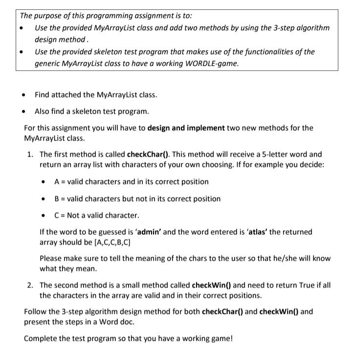 Solved See attached the instructions for | Chegg.com