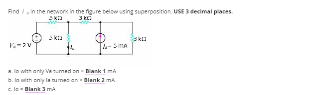 Solved Find In in the network in the figure below using | Chegg.com