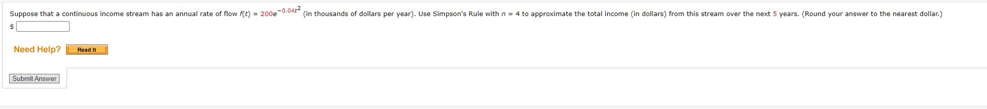 Solved $ Need Help? Submit Answer | Chegg.com