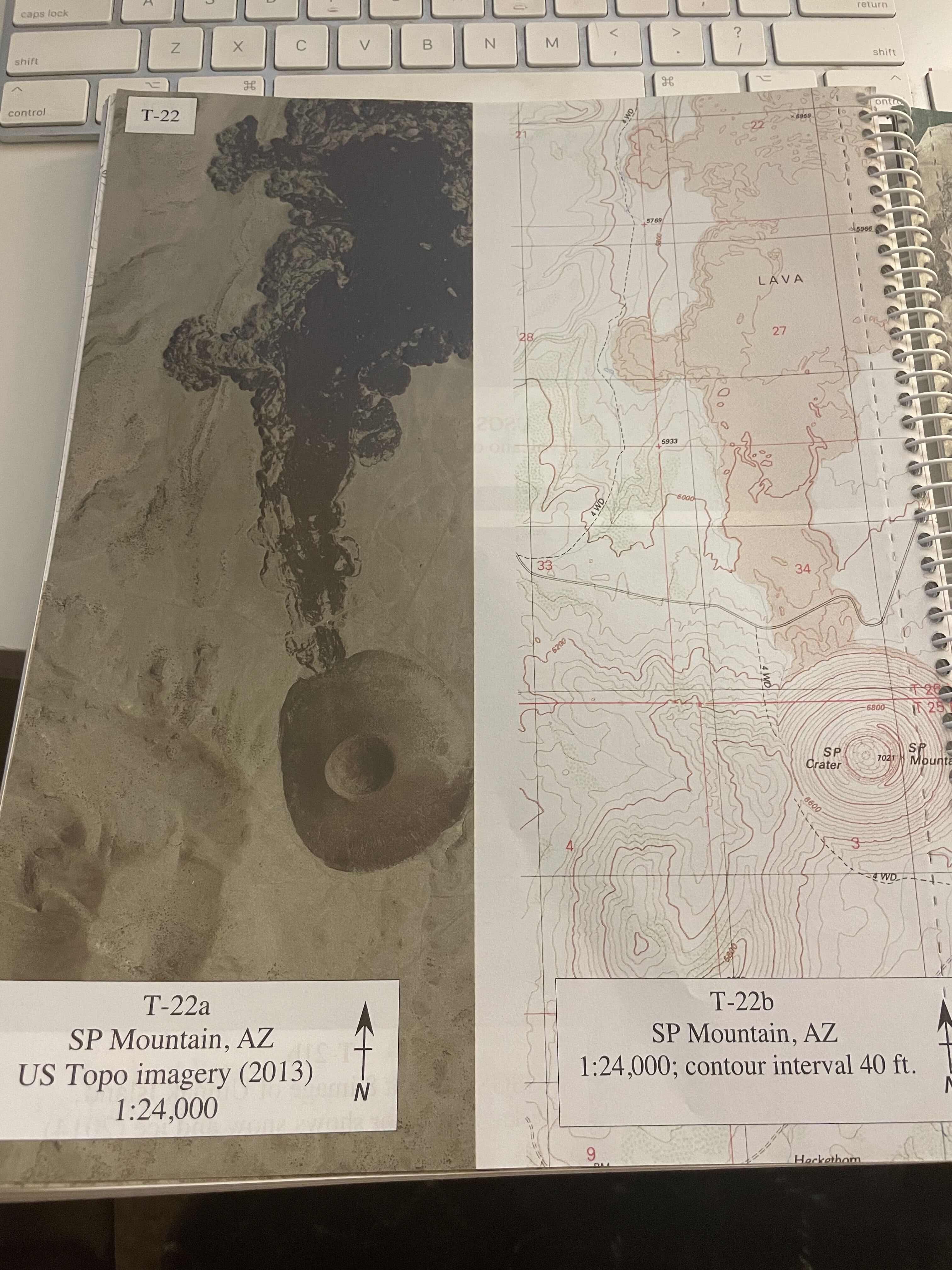 Solved Part I, Q 3Using Map T-22b, the “SP Mountain, | Chegg.com