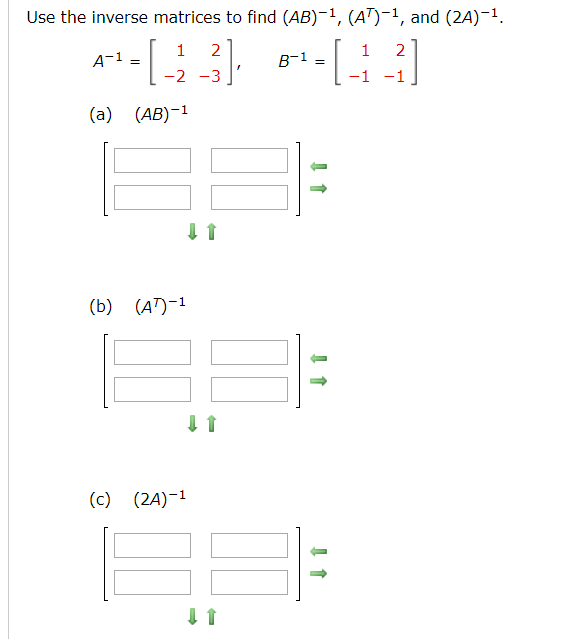 Solved Find x such that the matrix is singular. 6 x 1 -2 -4 | Chegg.com