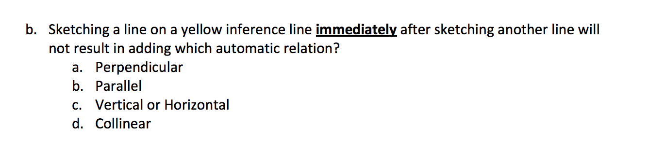 Solved b. Sketching a line on a yellow inference line | Chegg.com