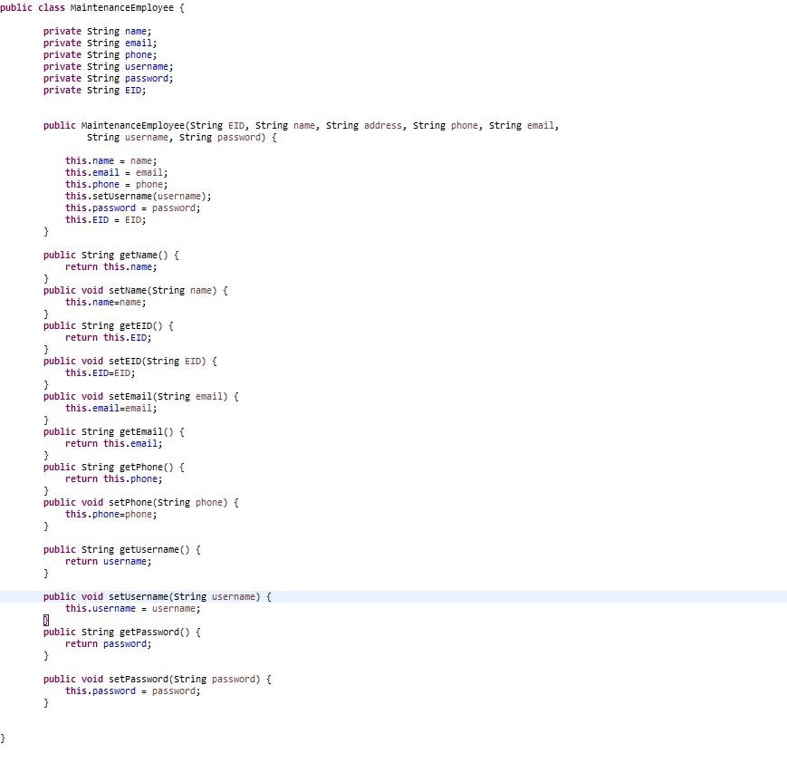 Solved CSC210 Maintenance Management System In this lab you | Chegg.com