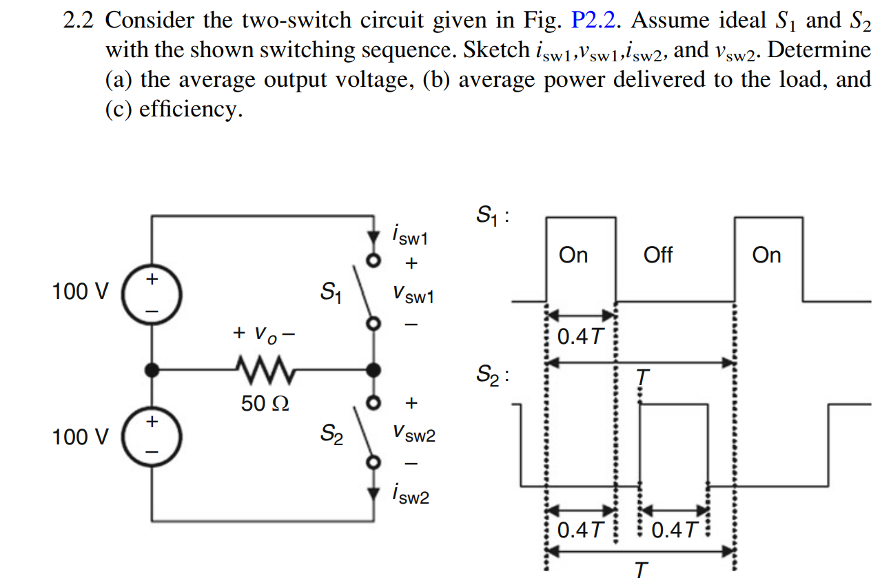 Show me the steps to solve 2.2 ﻿Consider the | Chegg.com