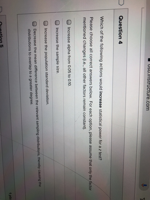 Question 4 Which Of The Following