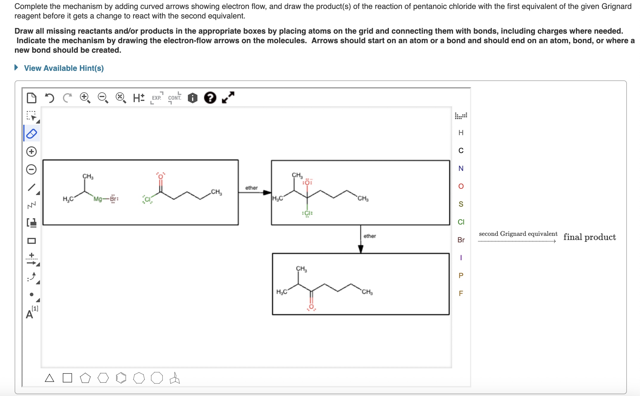 Solved Complete the mechanism by adding curved arrows | Chegg.com