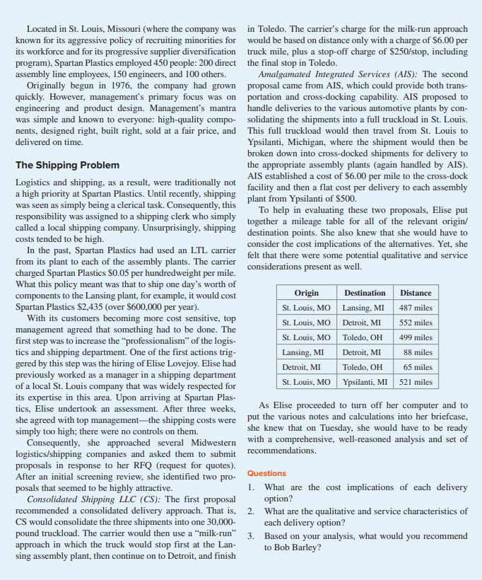 Solved Could you please read the case and then answer all | Chegg.com