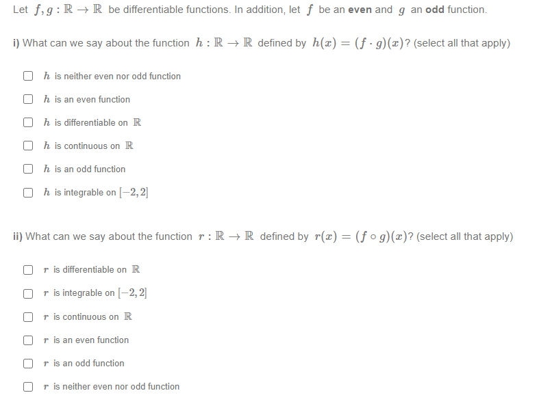 Solved Let f,g: R+R be differentiable functions. In | Chegg.com