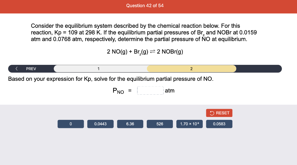 Solved Consider the reaction of N2O and O2 described by the | Chegg.com