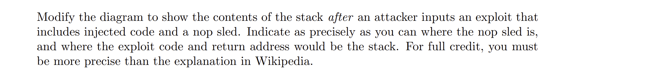 Solved Problem 1. This problem deals with “nop sleds”. a. | Chegg.com