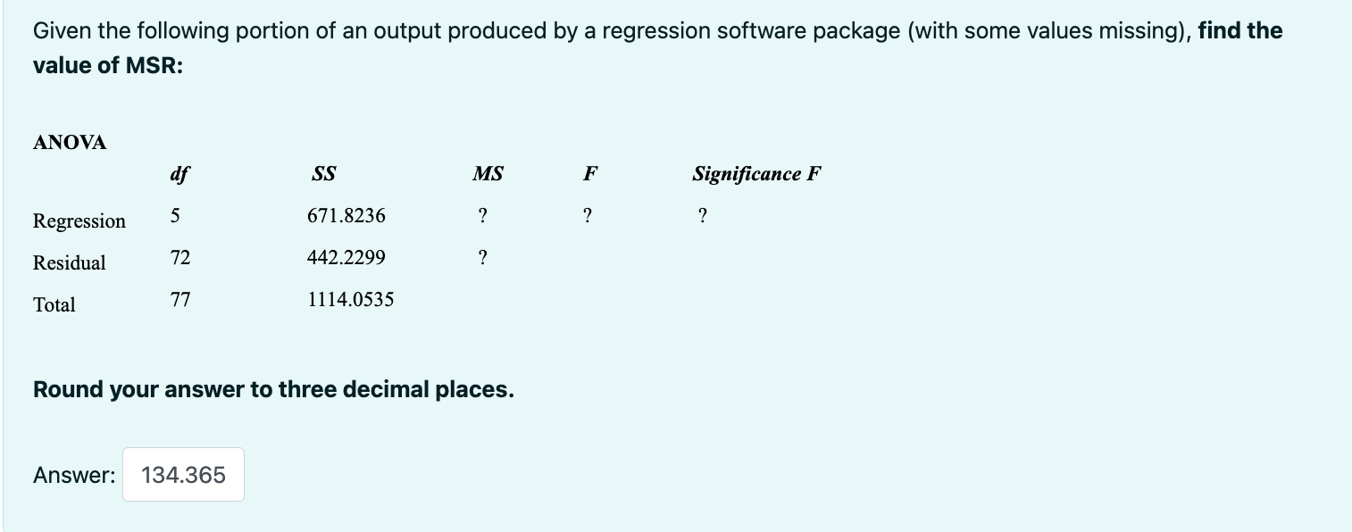 Solved Given the following portion of an output produced by | Chegg.com