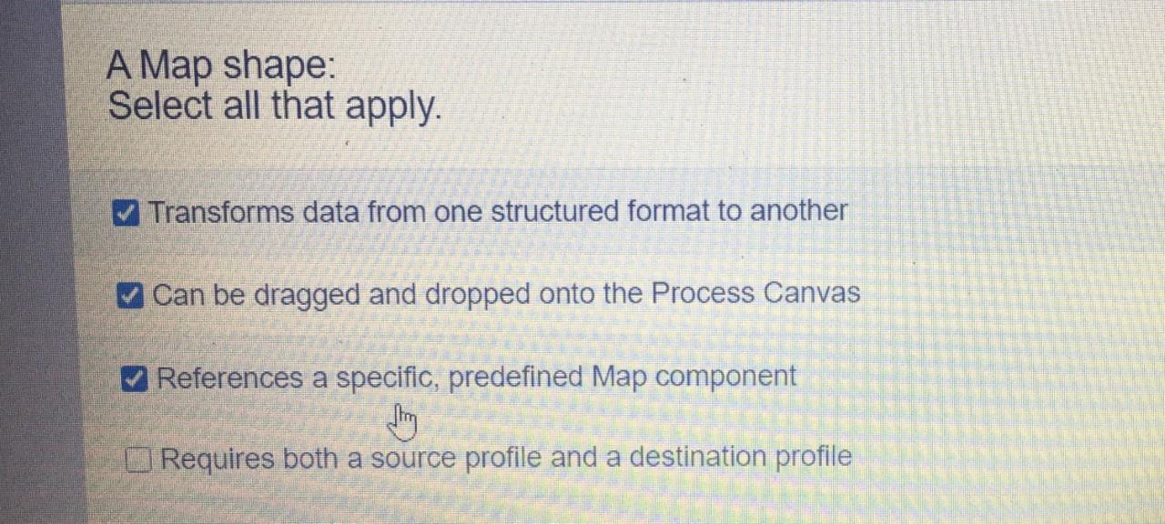 Solved A Map Shape Select All That Apply Transforms Data