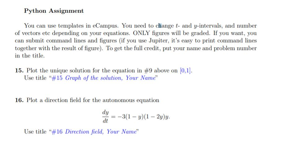 Solved Solve the following initial condition problems. 9. y" | Chegg.com