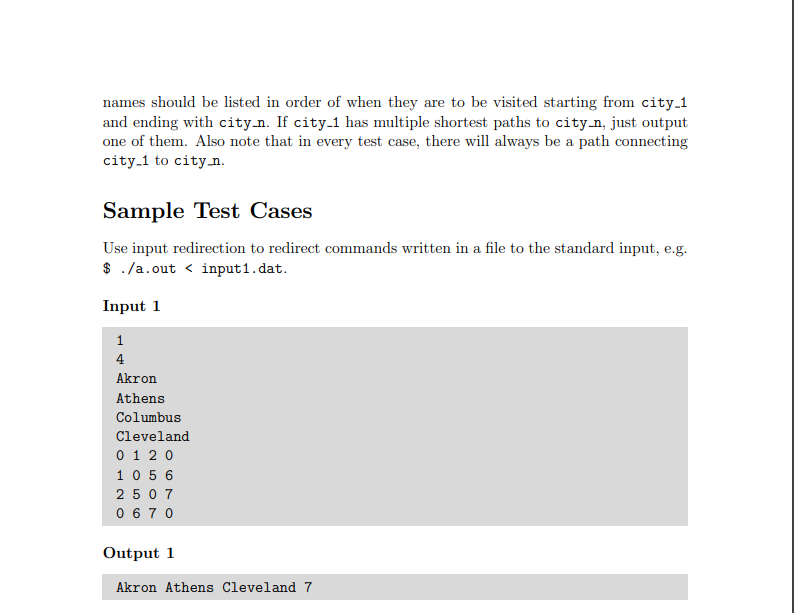 Solved Shortest Path Algorithm And Implementationsin Order 0660