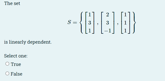 Solved If {v1,v2,v3,v4} is a linearly independent set in a | Chegg.com