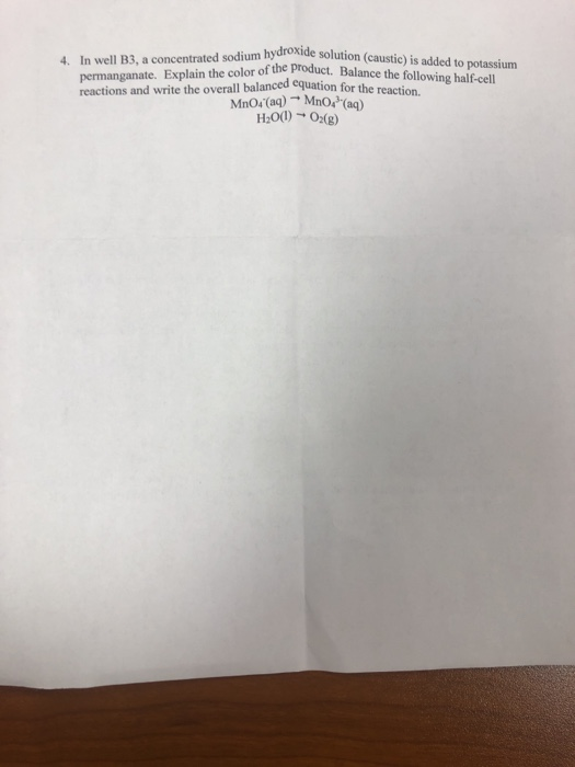 Solved Oxidation States of Manganese Oxidation State of Mn | Chegg.com