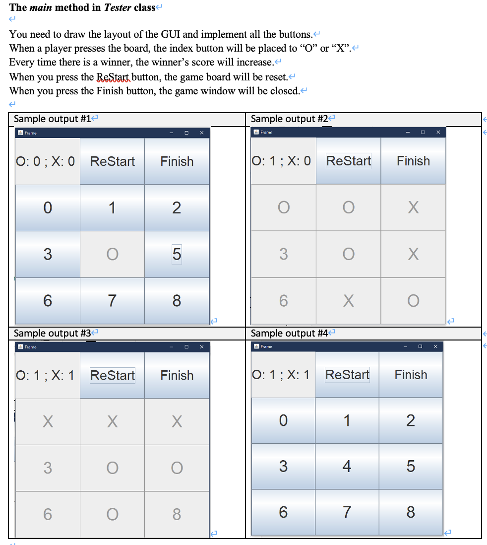Solved Description: Now, you are a game interface | Chegg.com