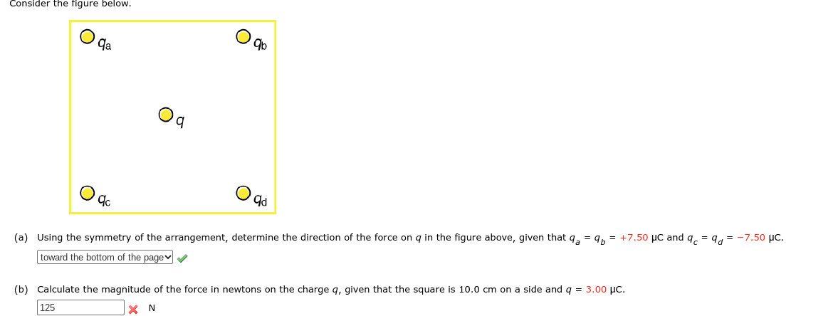 Solved Consider the figure below. (a) Using the symmetry of | Chegg.com