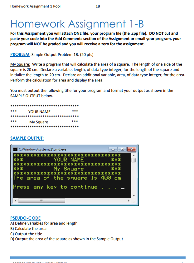 Solved For this Assignment you will attach ONE file, your | Chegg.com