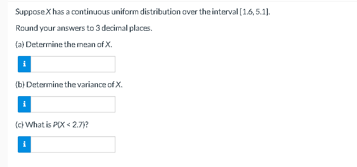 Solved Suppose X has a continuous uniform distribution over | Chegg.com