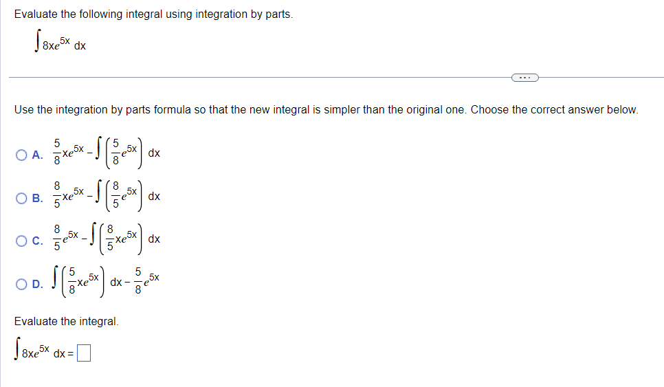 Solved Evaluate the following integral using integration by | Chegg.com