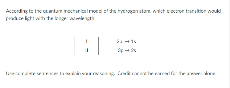 Solved According to the quantum mechanical model of the | Chegg.com
