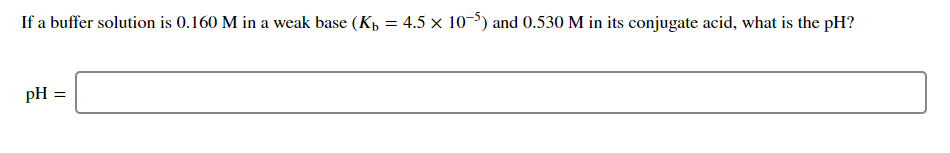 Solved If a buffer solution is 0.210 Min a weak acid (K, = | Chegg.com