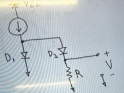 Solved In the circuit shown below, both diodes are identical | Chegg.com