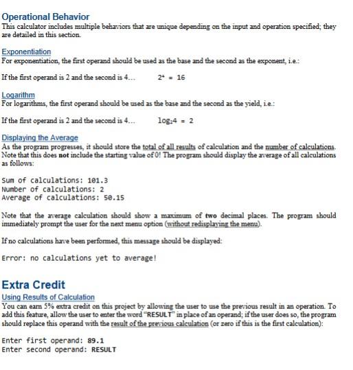 Solved Lab 3: Scientific Calculator Overview In this project | Chegg.com