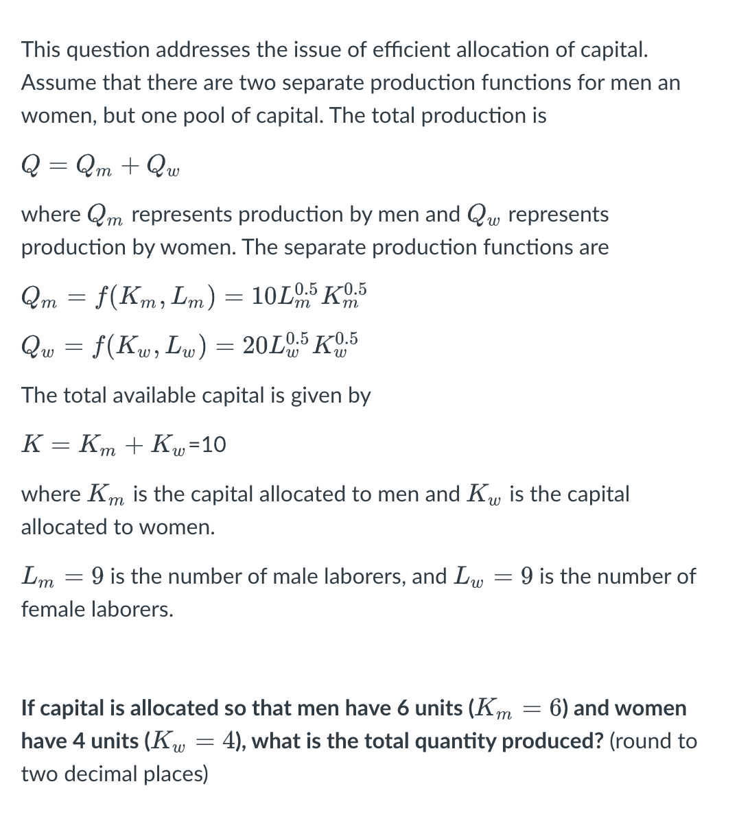 Solved This question addresses the issue of efficient | Chegg.com