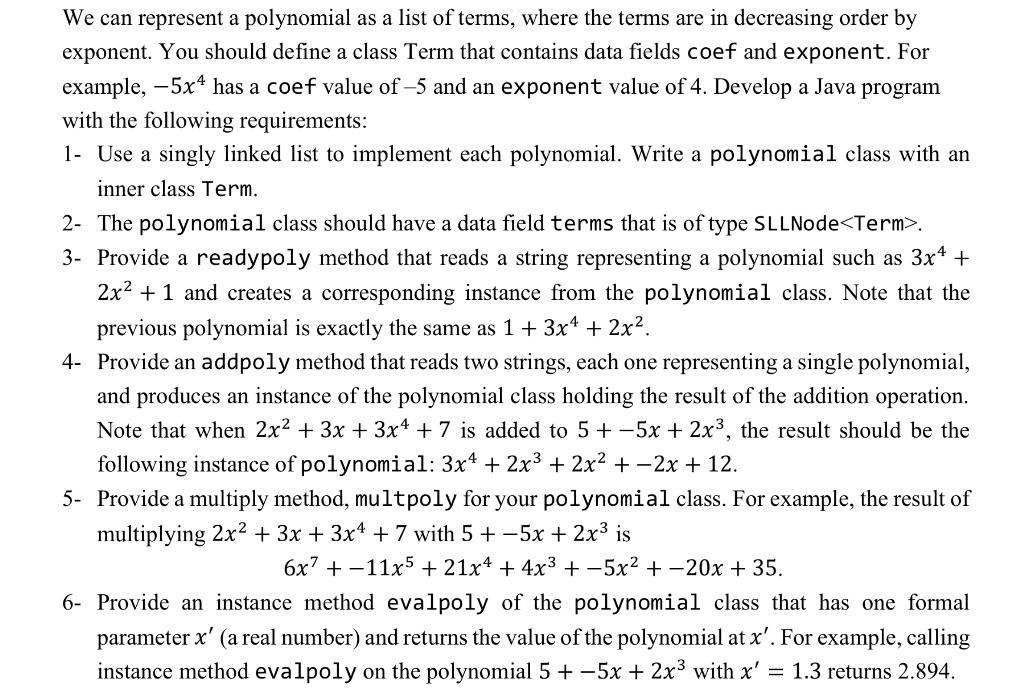 Solved please solve it using this Singly linked list class | Chegg.com