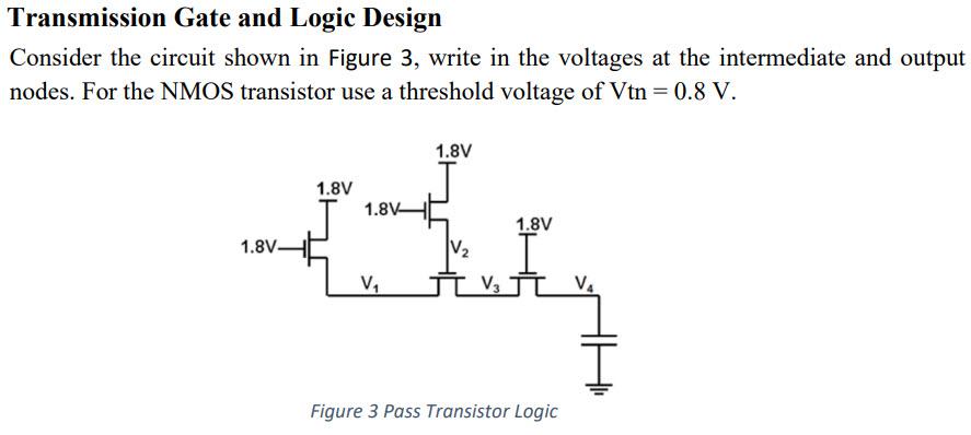 Solved Transmission Gate and Logic Design Consider the | Chegg.com