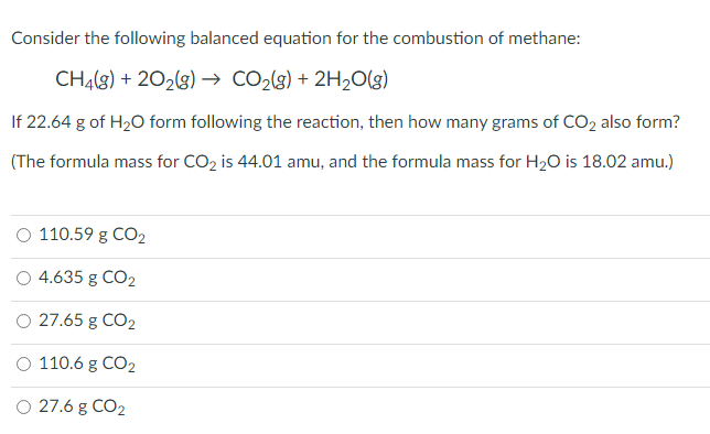 Solved Consider the following balanced equation for the | Chegg.com